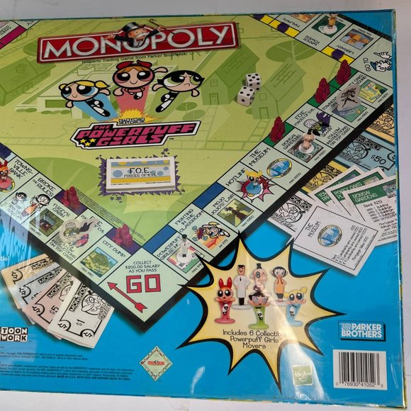 Hasbro | Games | Vintage Monopoly The Powerpuff Girls 20 Cartoon ...
